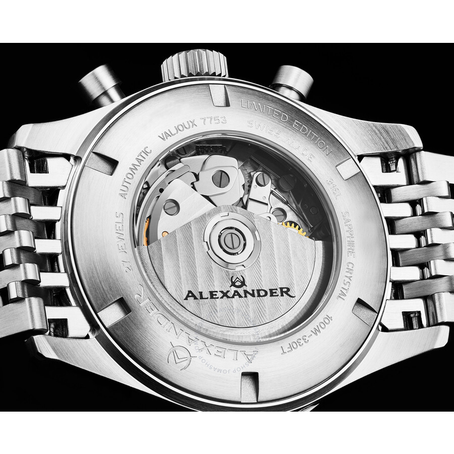 Alexander Alexander 2 Chronograph Automatic Blue Dial Men's Watch A480 ...