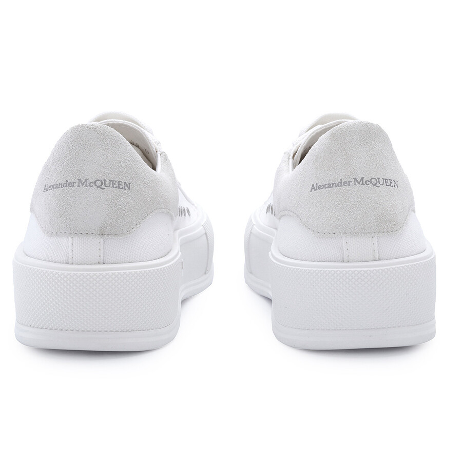 Alexander Mcqueen Ladies White Tread Slick Platform Sneakers, Brand ...