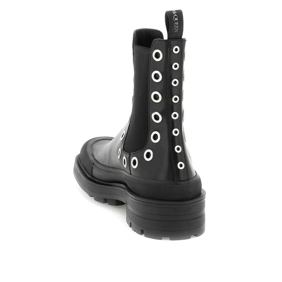 Alexander Mcqueen Men's Calfskin Stack Chelsea Boots, Brand Size 40 ...