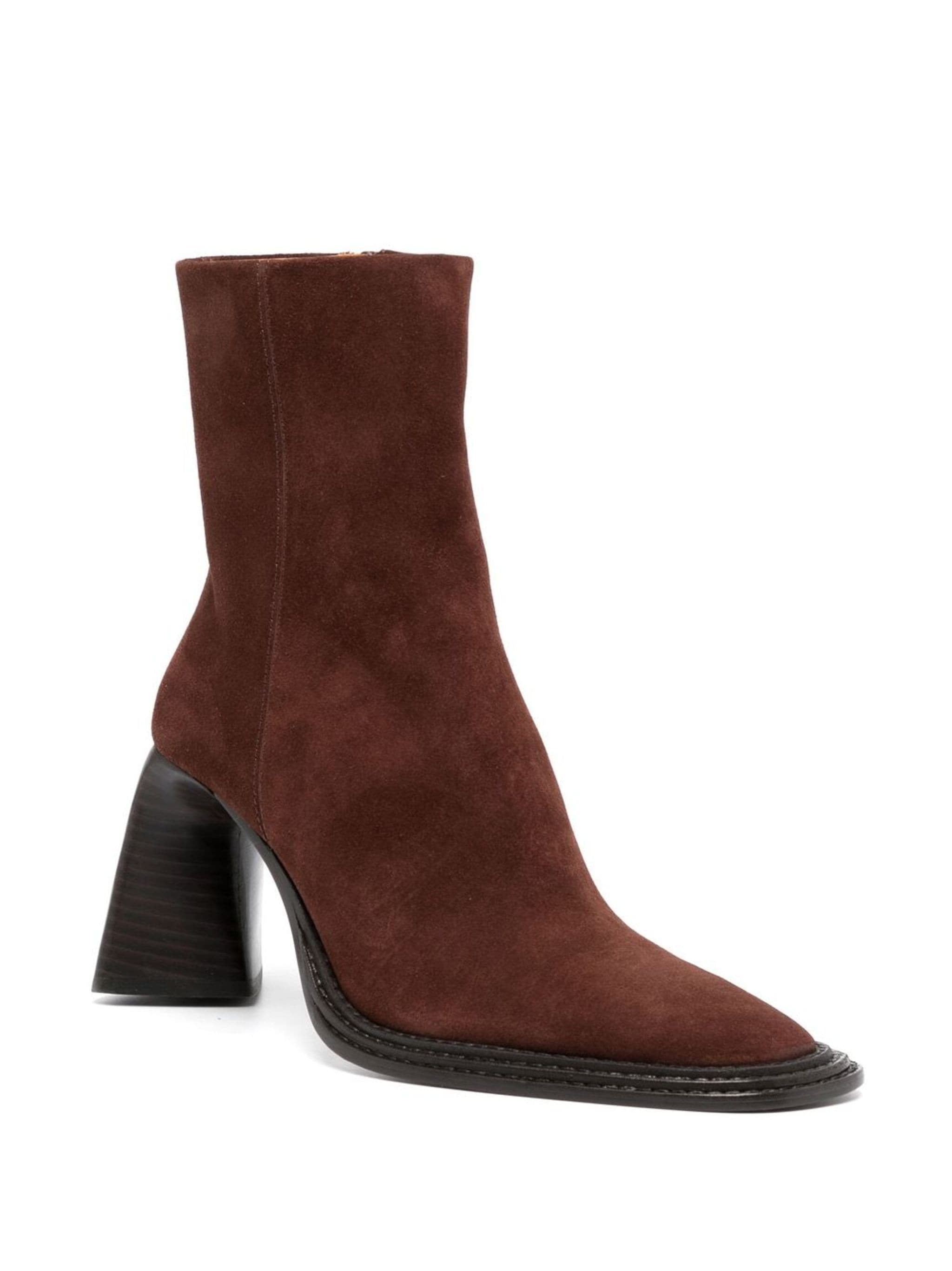 Alexander Wang Ladies Espresso Booker 80mm Ankle Boots, Brand Size 37 ...