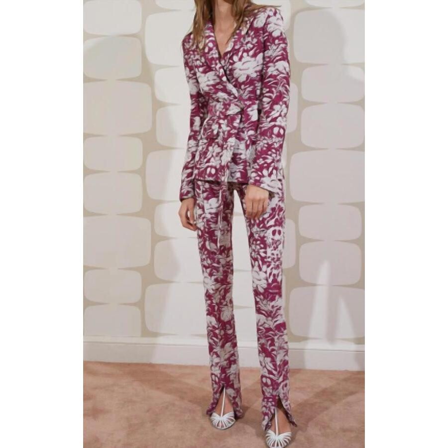 Alexis Ladies Raquelle Jacket Jacquard Fuchsia Print, Size Medium ...