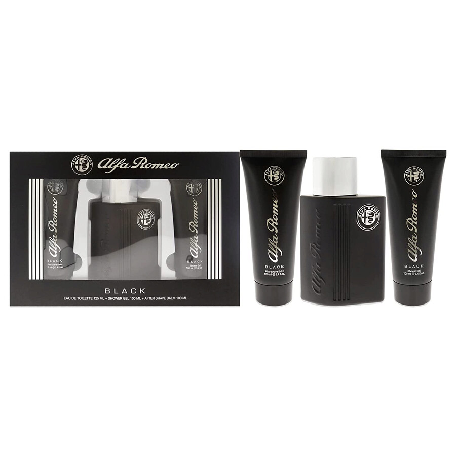 Alfa Romeo Men's Black Gift Set Fragrances 810876032599 - Fragrances ...
