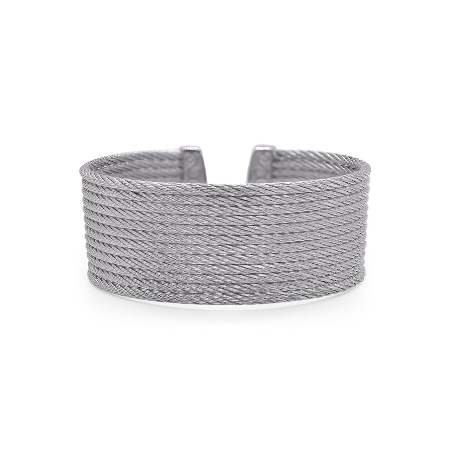 Alor Grey Cable Cuff Essentials 12-Row Cuff 04-32-B612-00 - Jewelry ...