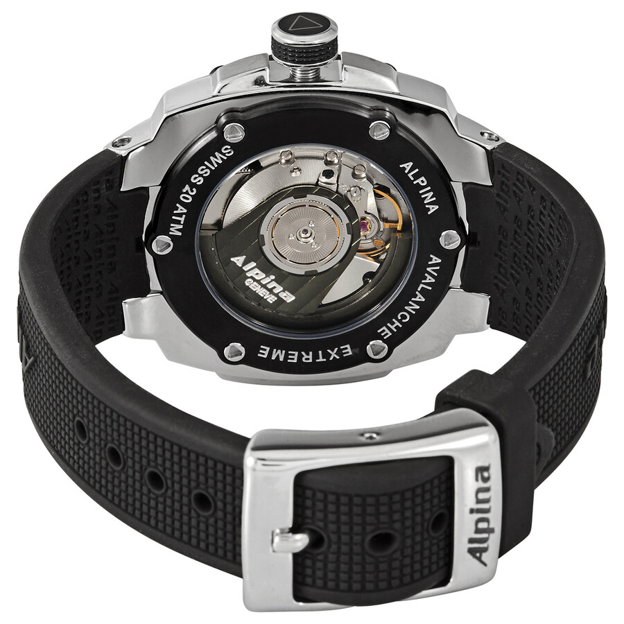 Alpina Avalanche Extreme Automatic Black Dial Watch AL-650BB3AE6 ...