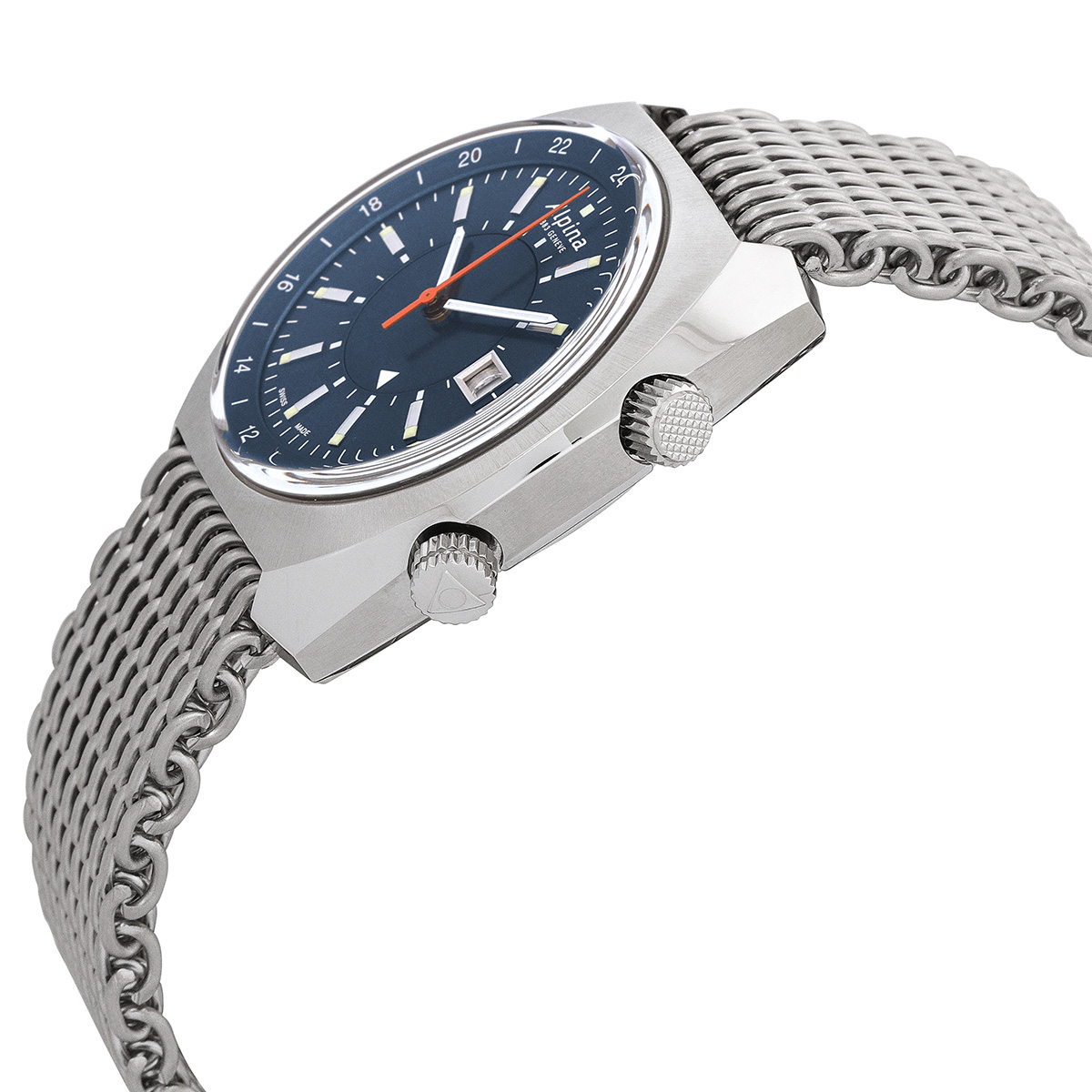 Alpina Startimer Pilot GMT Automatic Blue Dial Men's Watch AL-555N4H6B ...