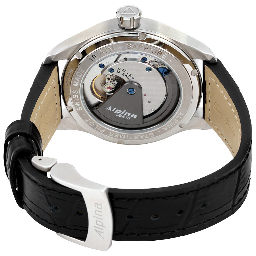 Alpina Startimer Pilot Manufacture Worldtimer Automatic Men's Watch AL ...