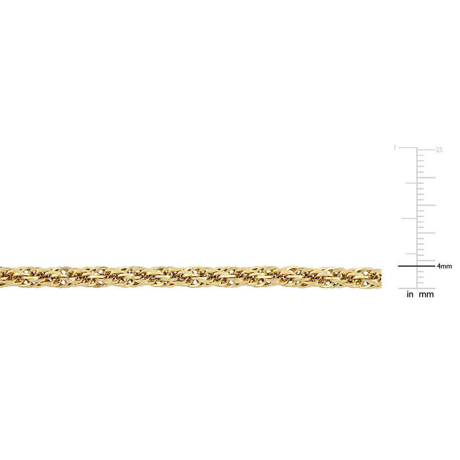 Amour 4mm Infinity Rope Chain Necklace In 14K Yellow Gold, 20 In ...