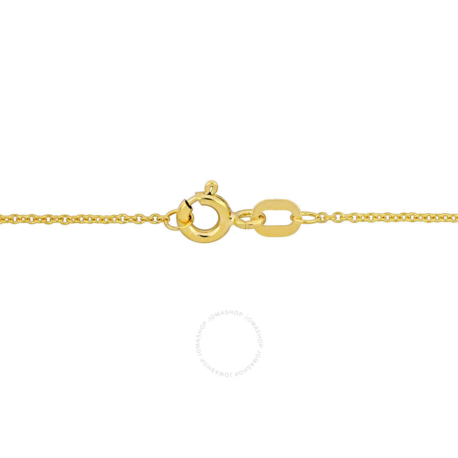 Amour 1.6mm Round Cable Chain Necklace In 14K Yellow Gold - 18 In ...