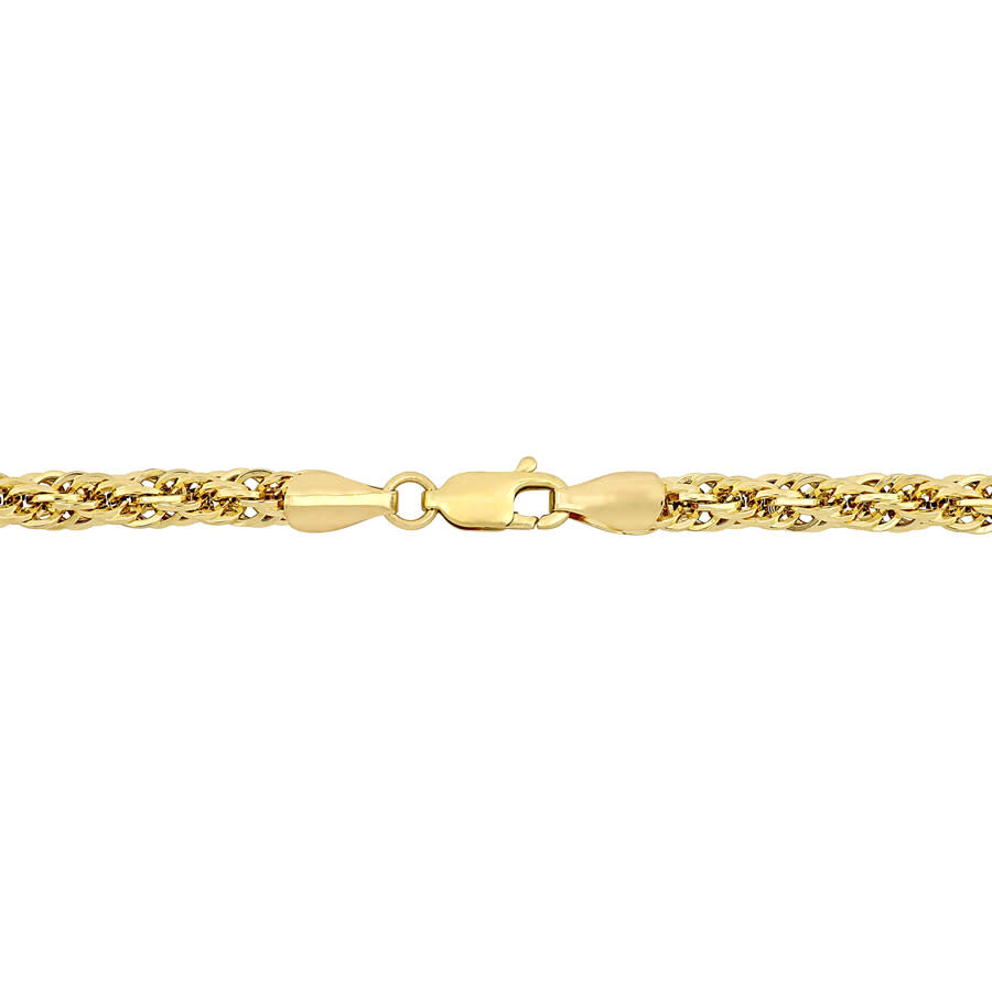 Amour 4mm Infinity Rope Chain Necklace in 14k Yellow Gold - 22 in ...