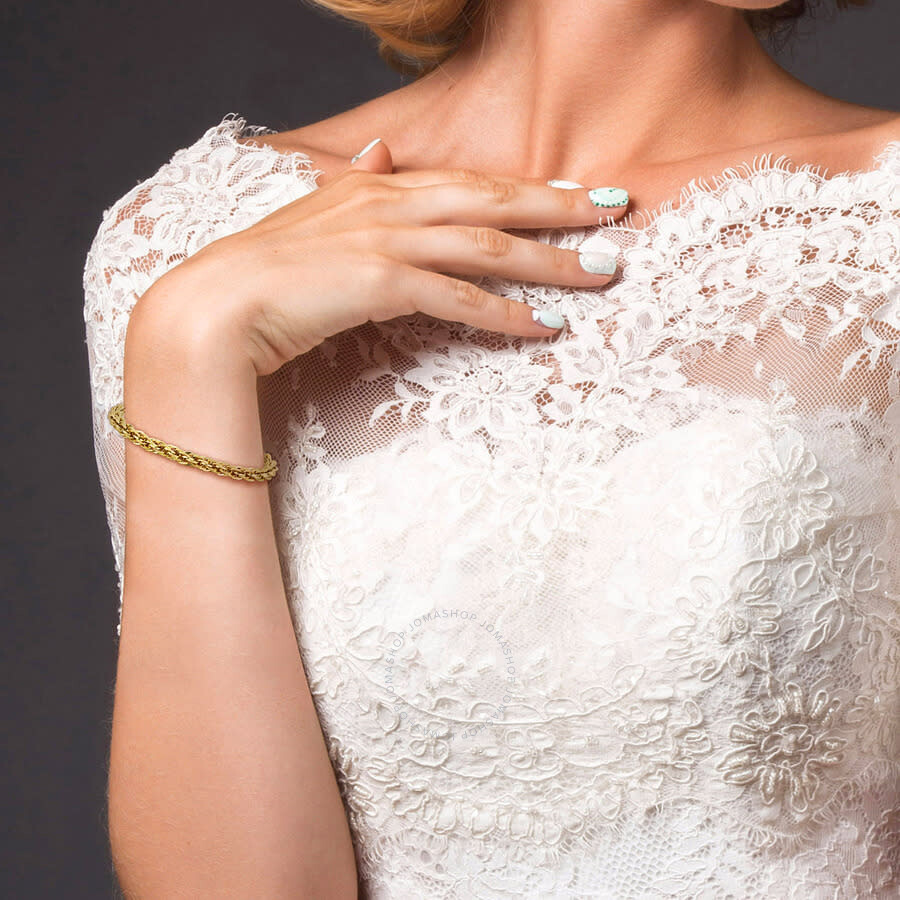 Amour 6mm Infinity Rope Chain Bracelet In 14K Yellow Gold, 9 In ...