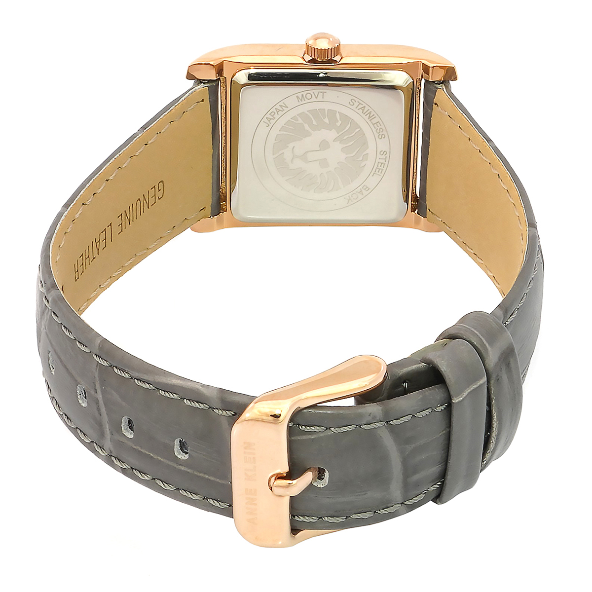Anne Klein Quartz Silver Dial Ladies Watch AK/3888RGGY - Watches - Jomashop