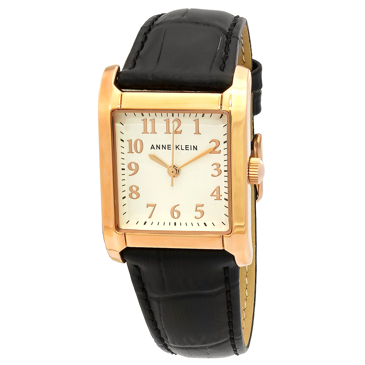 Anne Klein Quartz White Dial Ladies Watch AK/3888RGBK - Watches - Jomashop