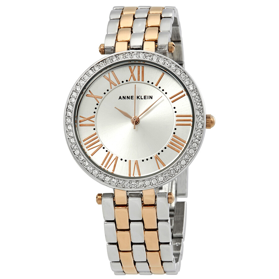Anne Klein Silver Dial Two-tone Ladies Watch 2231SVRT 086702580149 ...