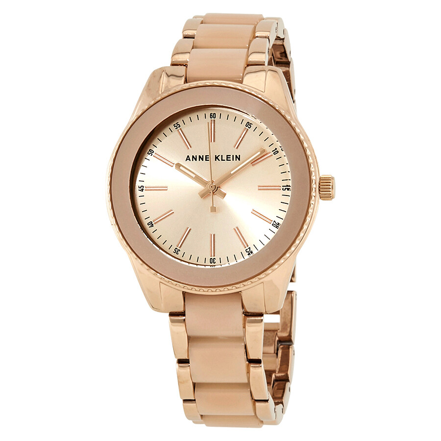 Anne Klein Trend Light Pink Dial Ladies Watch AK/3214LPRG 086702617425 ...