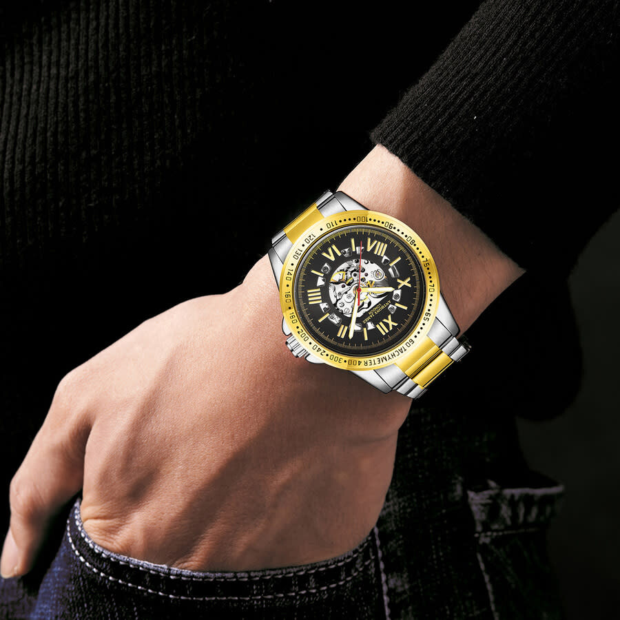 Anthony James Techtonic Transparent Dial Men's Watch AJ022 - Watches ...