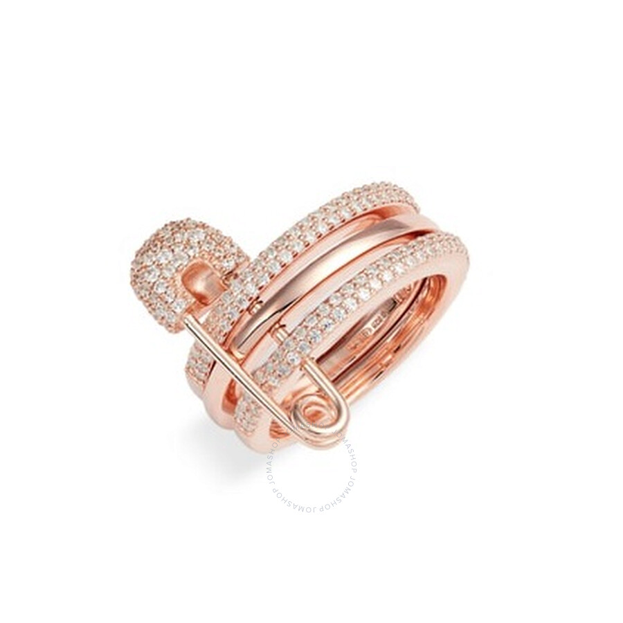 Apm Monaco Baby XL Safety Pin Ring in Rosegold, Brand Size 56 R17064OX ...