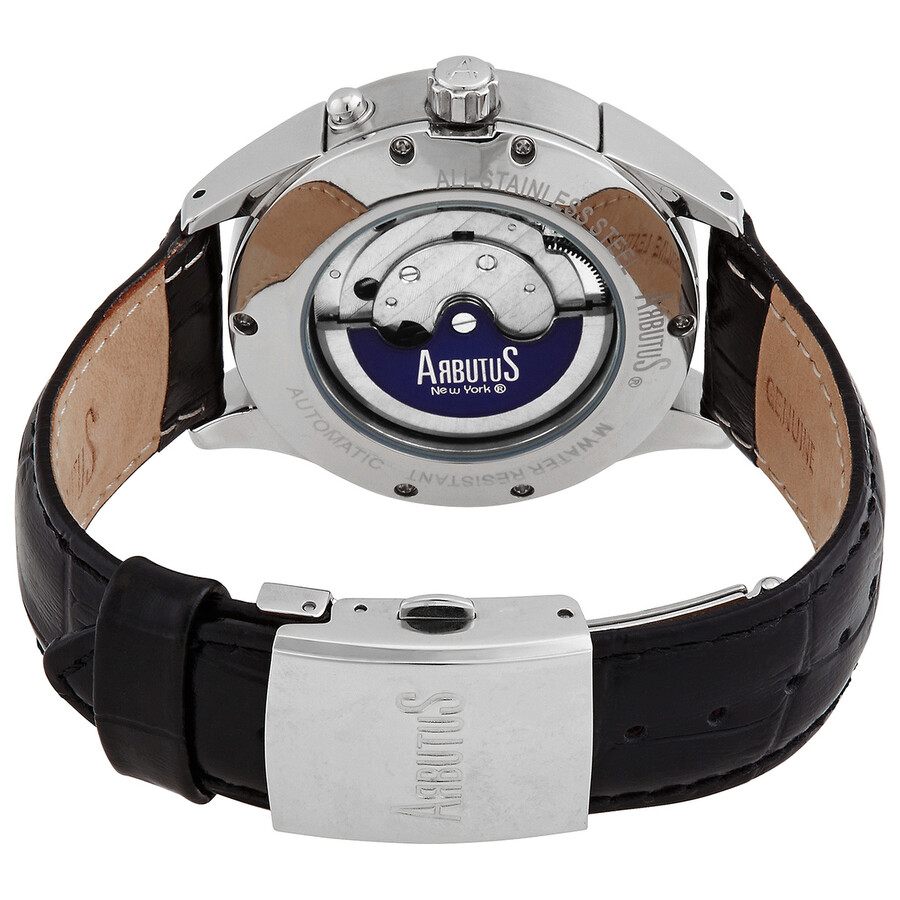 Arbutus Automatic Black Dial Men's Watch AR0085BB - Watches, Classic - Jomashop