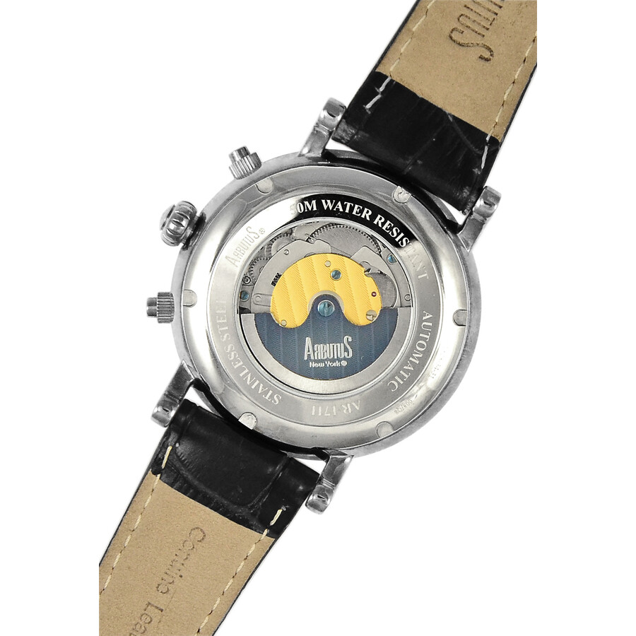 Arbutus Broadway Automatic White Dial Men's Watch AR1711SWB - Watches ...