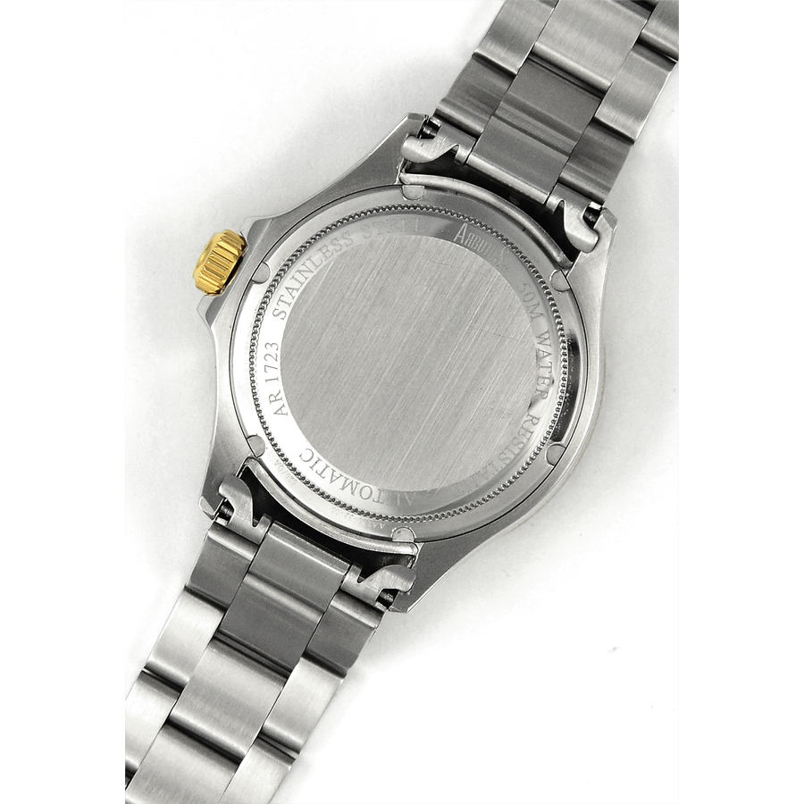Arbutus Wall Street Automatic Black Dial Men's Watch AR1723TGBS ...