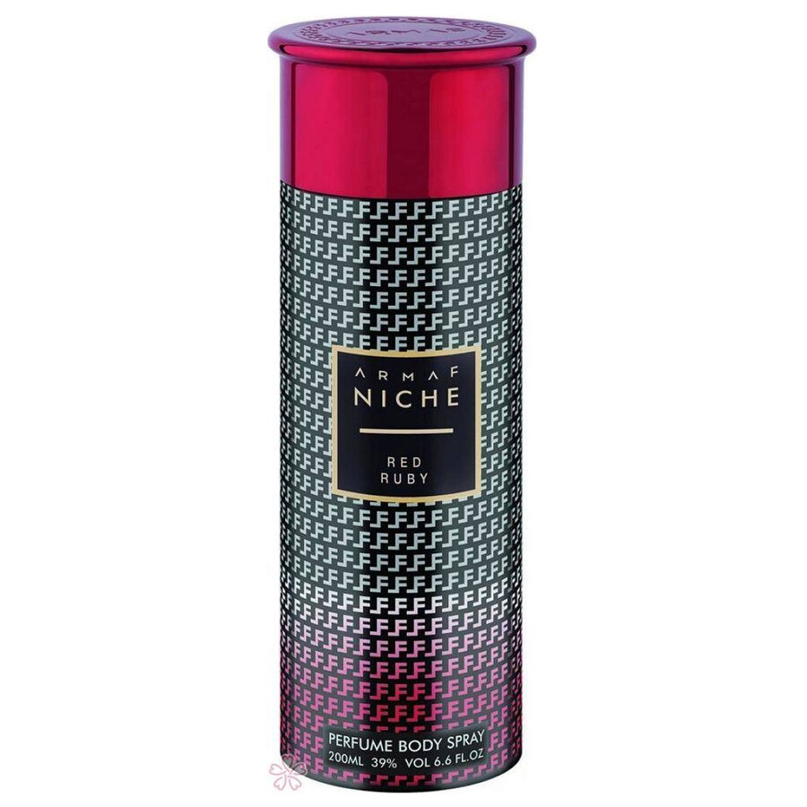 Armaf Ladies Niche Red Ruby Body Spray 6.6 oz Fragrances 6085010041865 ...