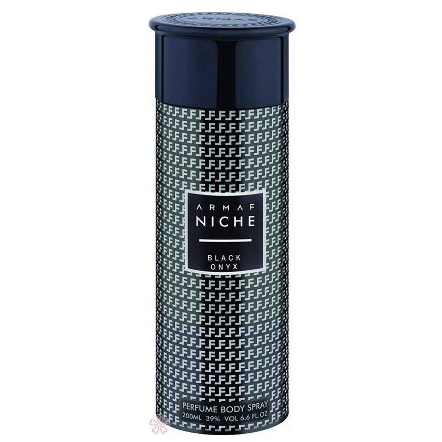 Armaf Men's Niche Black Onyx Body Spray 6.6 oz Fragrances 6085010041827 ...