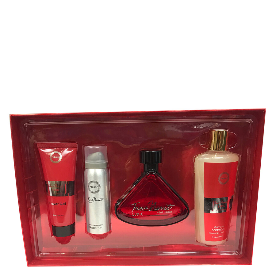 Armaf Men's Tres Nuit Lyric 4pc Gift Set Fragrances 6294015151152 ...