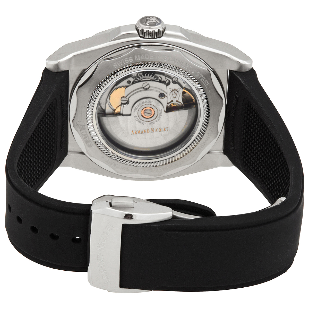 Armand Nicolet JH9 Automatic Black Dial Men's Watch A660HAA-NO-GG4710N ...