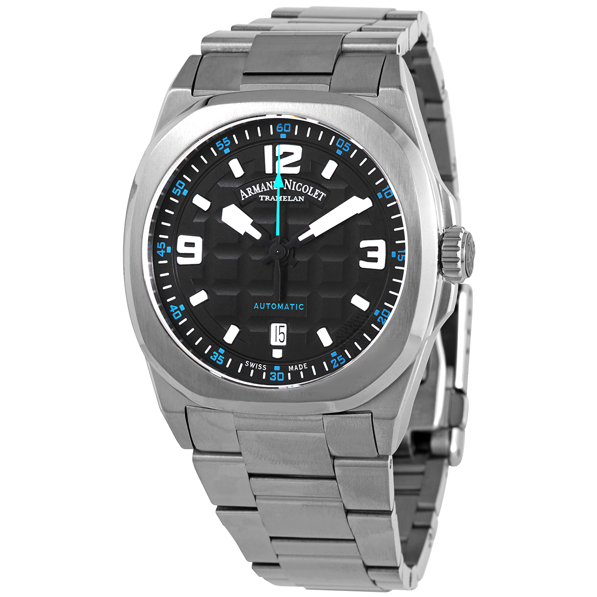 Armand Nicolet JH9 Automatic Black Dial Men's Watch A660HAA-NZ-MA4680A ...