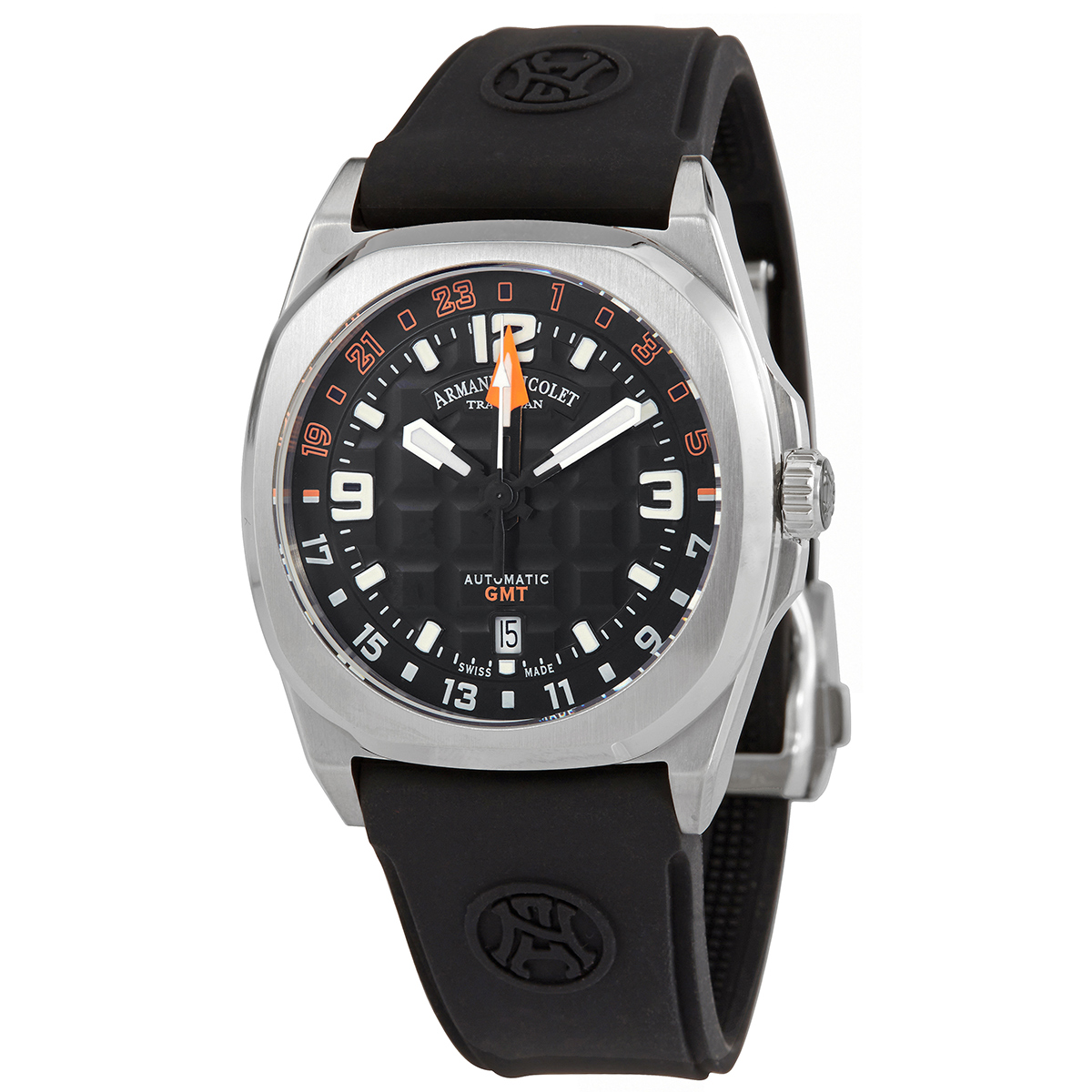 Armand Nicolet JH9 Automatic Black Dial Men's Watch A663HAA-NO-GG4710N ...