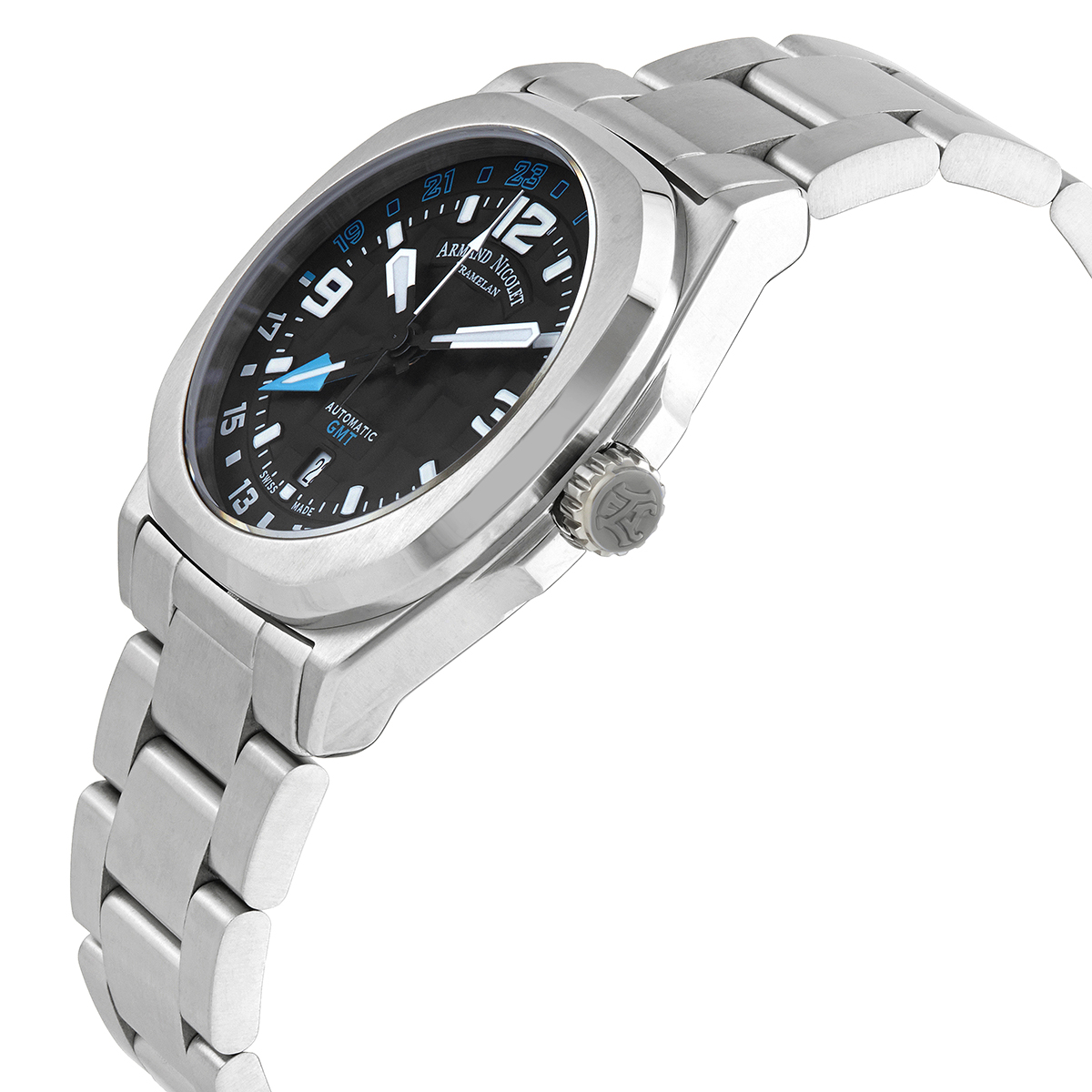 Armand Nicolet JH9 Automatic Black Dial Men's Watch A663HAA-NZ-MA4680A ...
