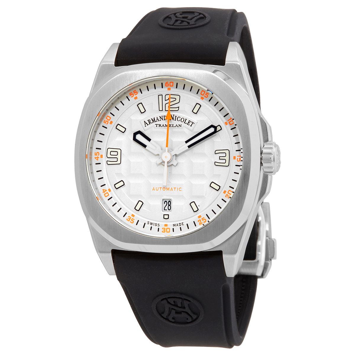Armand Nicolet JH9 Automatic Silver Dial Men's Watch A660HAA-AO-GG4710N ...