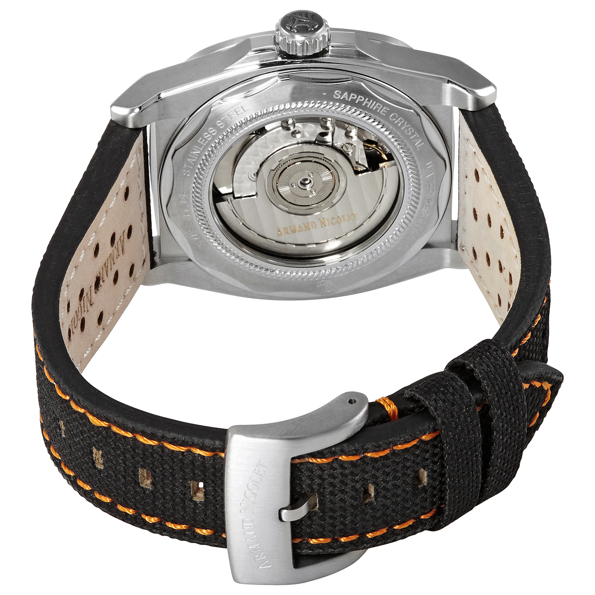 Armand Nicolet JH9 Automatic Siver Dial Men's Watch A663HAA-AO-P0668NO8 ...