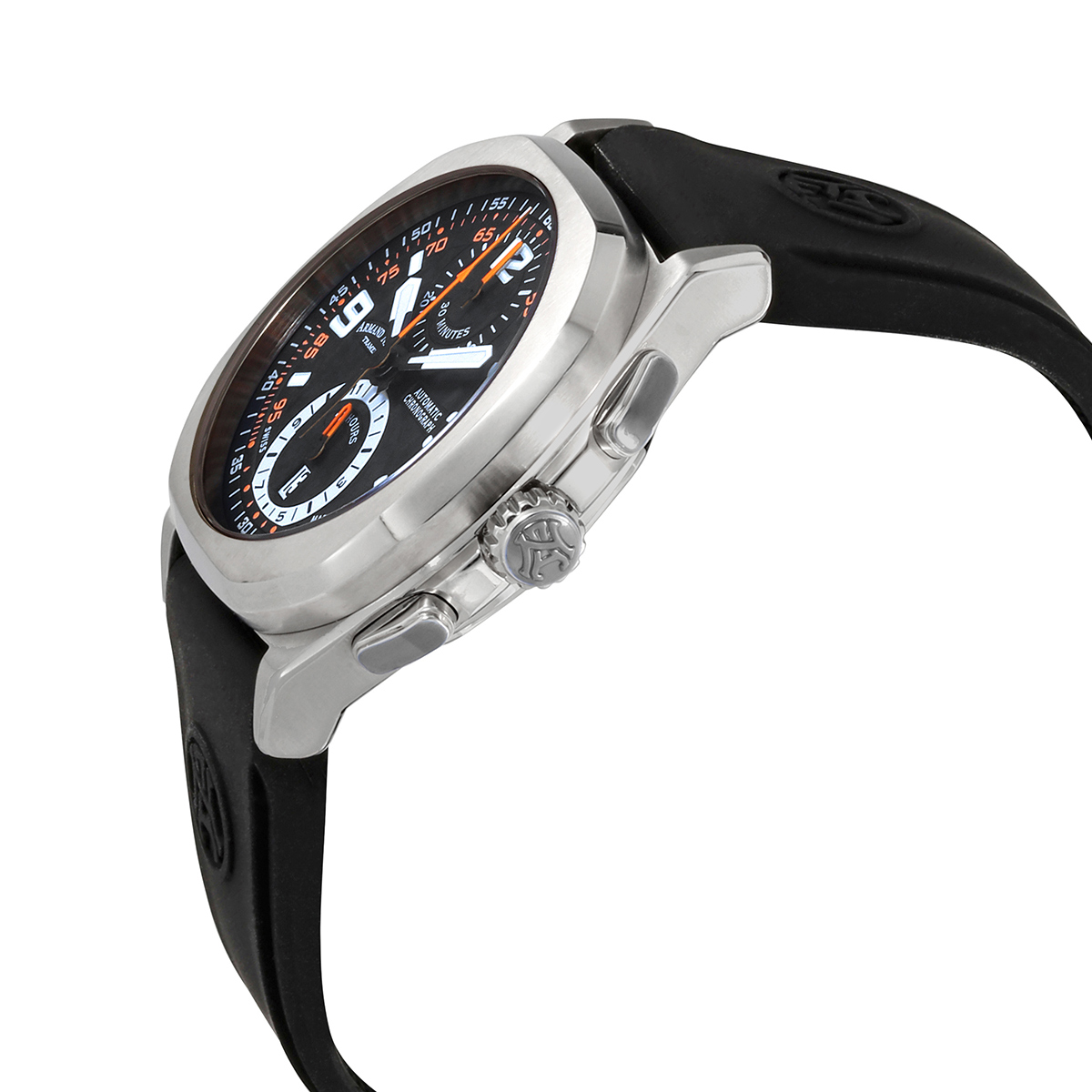 Armand Nicolet JH9 Chronograph Automatic Black Dial Men's Watch A668HAA ...