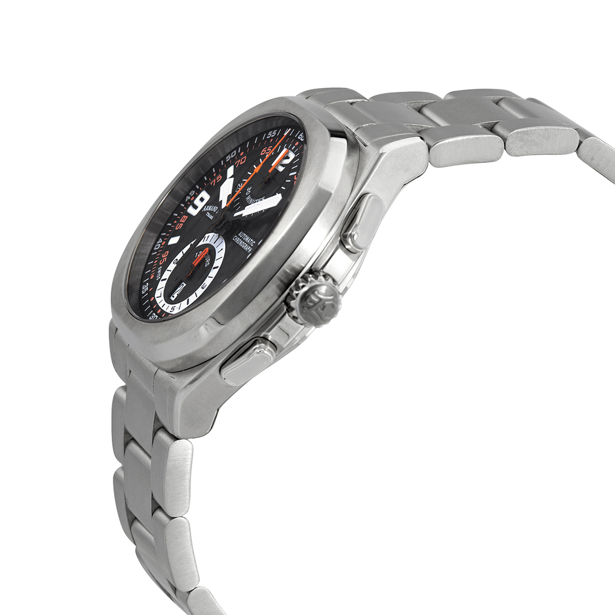 Armand Nicolet JH9 Chronograph Automatic Black Dial Men's Watch A668HAA ...