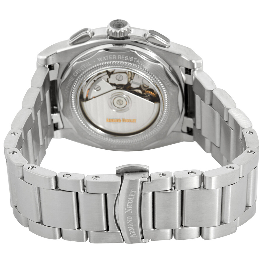 Armand Nicolet JH9 Chronograph Automatic Black Dial Men's Watch A668HAA ...