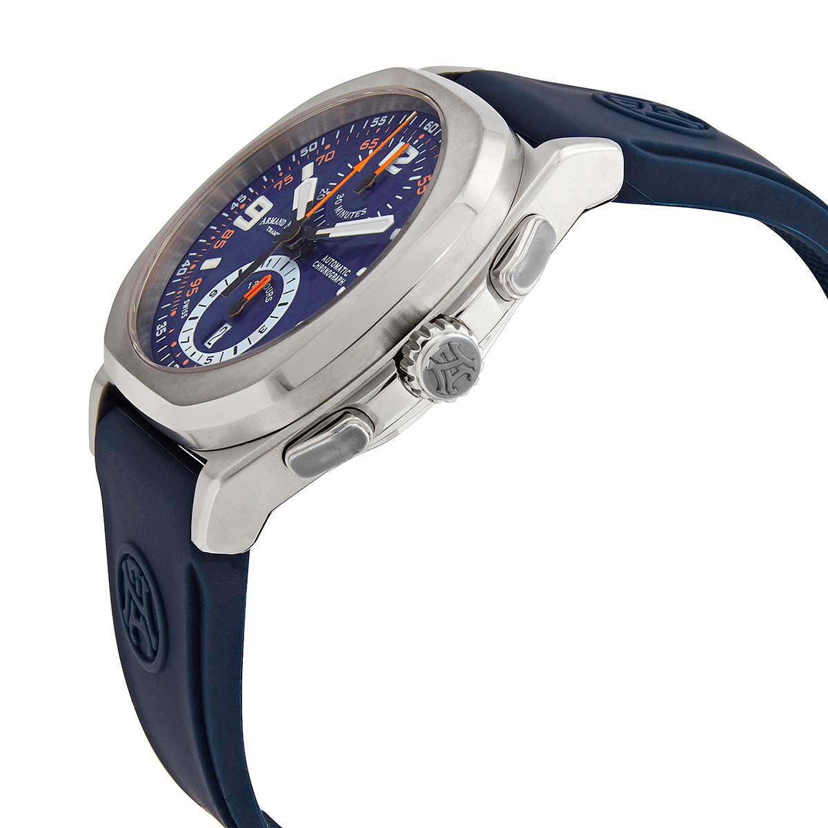Armand Nicolet JH9 Chronograph Automatic Blue Dial Men's Watch A668HAA ...