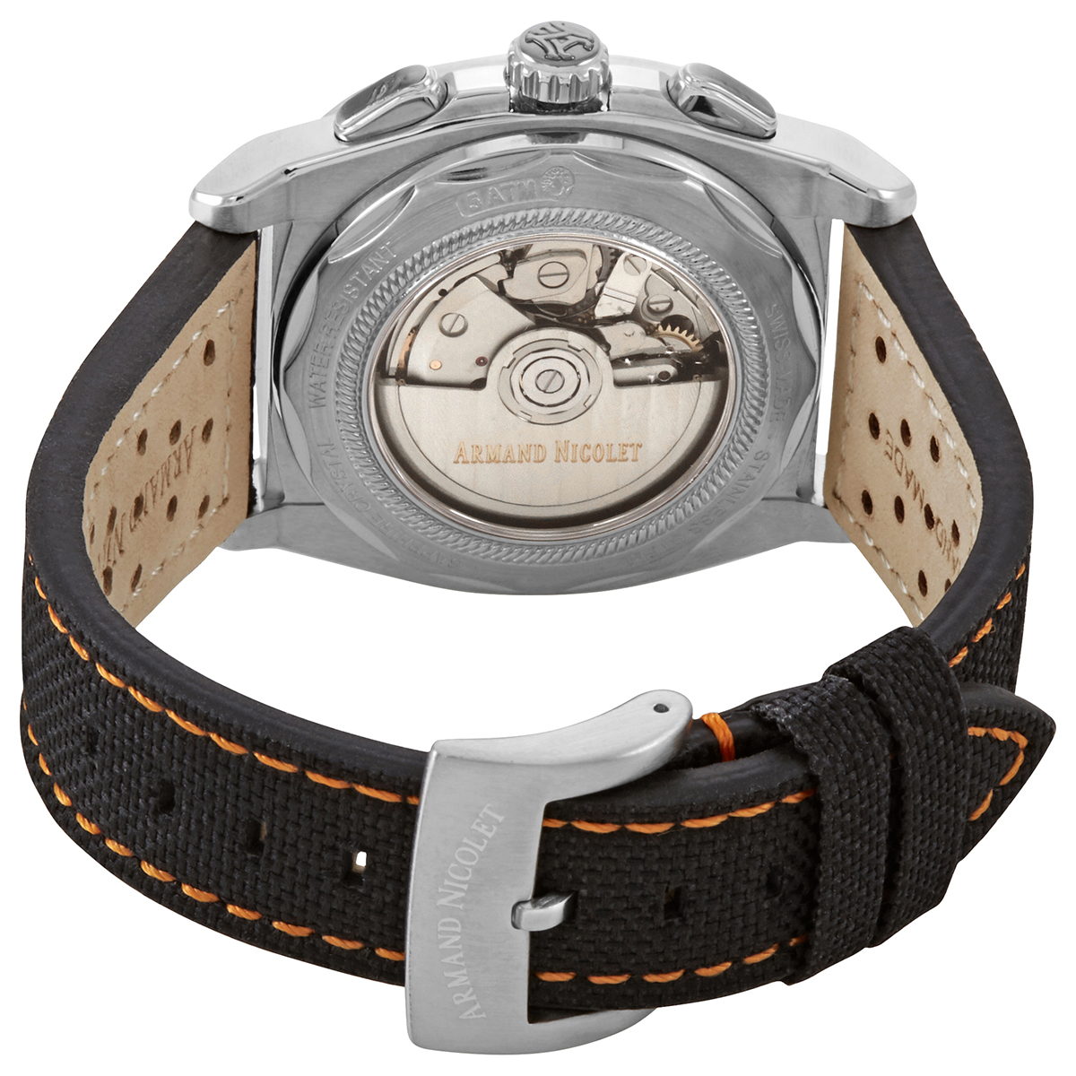 Armand Nicolet JH9 Chronograph Automatic Silver Dial Men's Watch ...