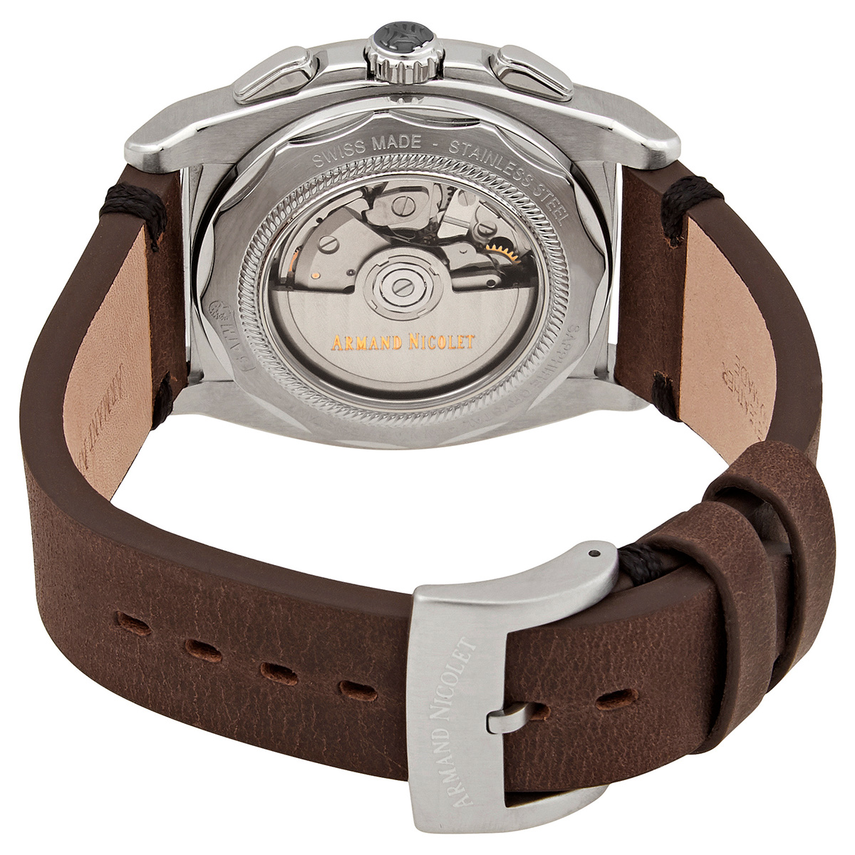 Armand Nicolet JH9 Chronograph Automatic Silver Dial Men's Watch ...