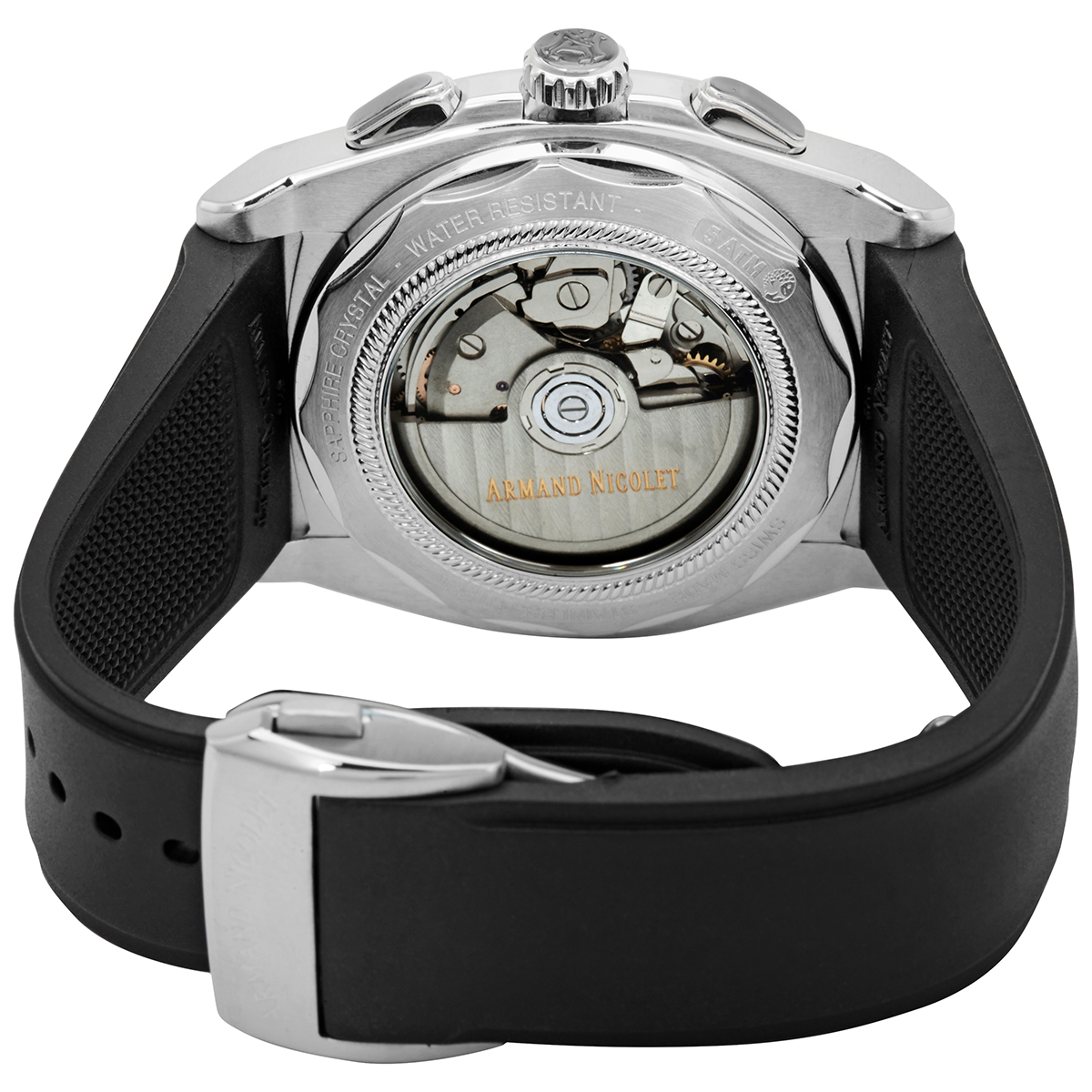 Armand Nicolet JH9 Chronograph Automatic Silver Dial Men's Watch ...