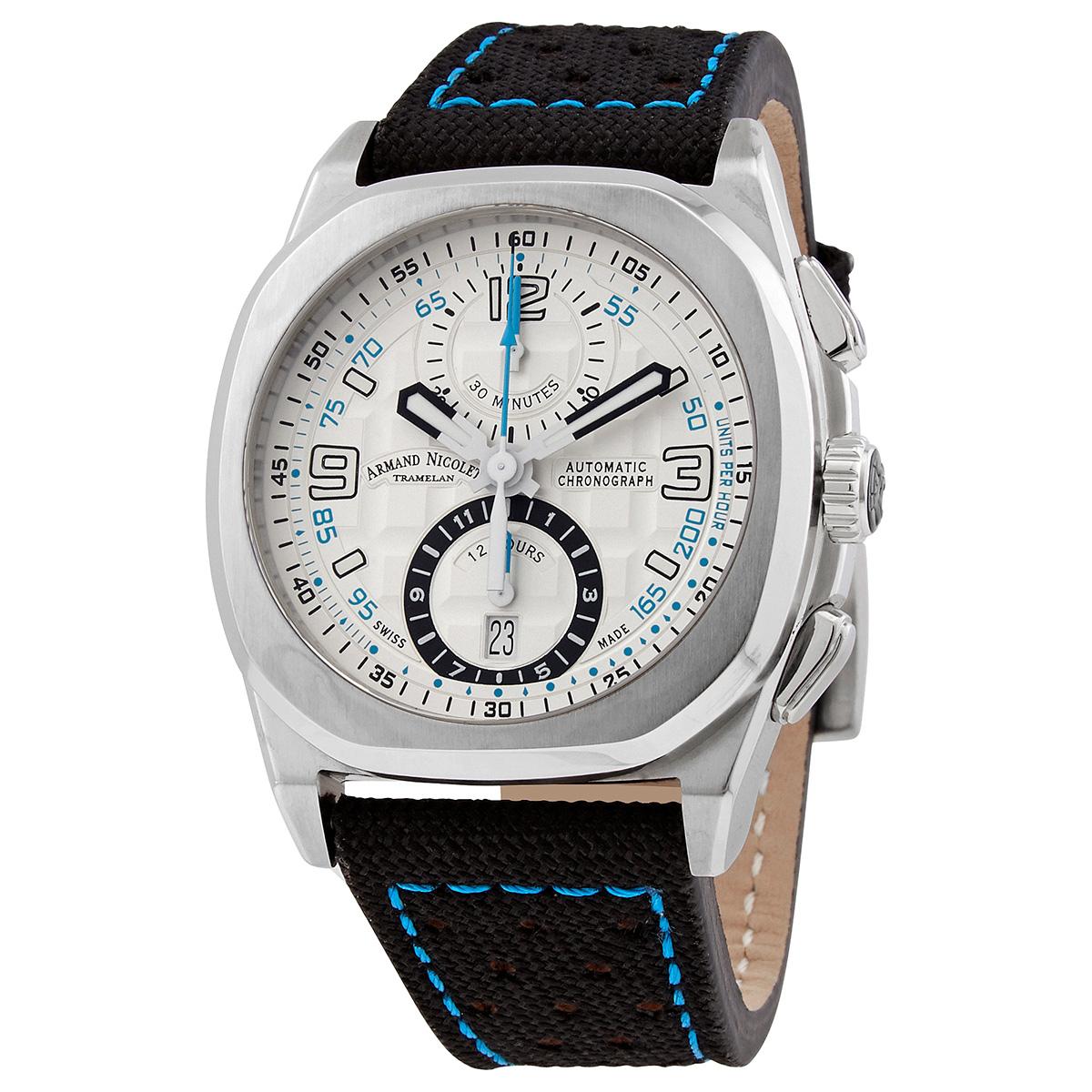 Armand Nicolet JH9 Chronograph Automatic Silver Dial Men's Watch ...