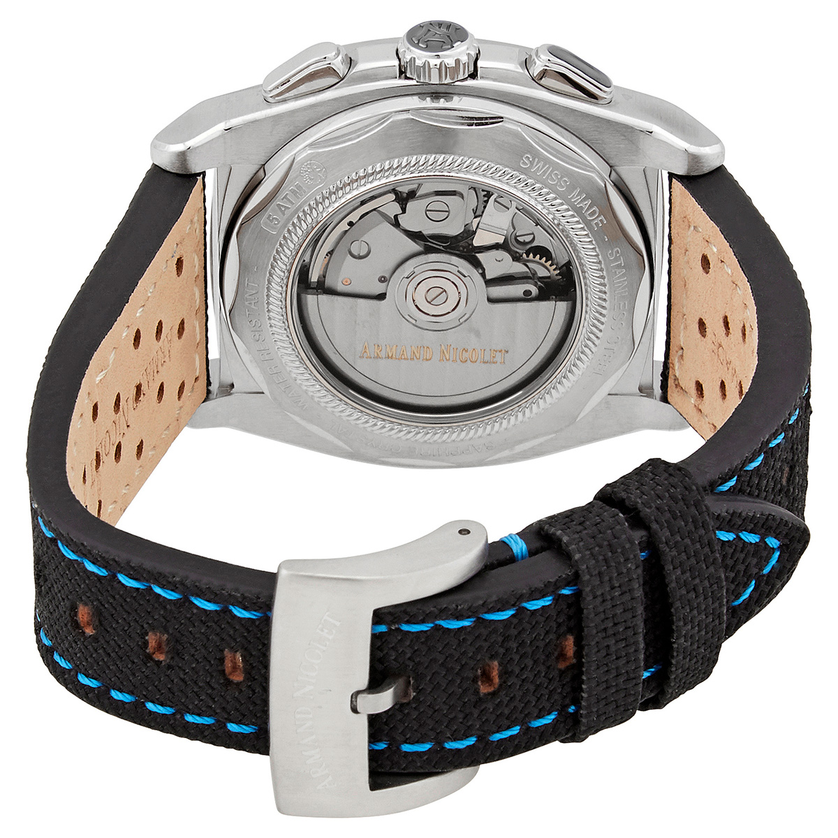 Armand Nicolet JH9 Chronograph Automatic Silver Dial Men's Watch ...