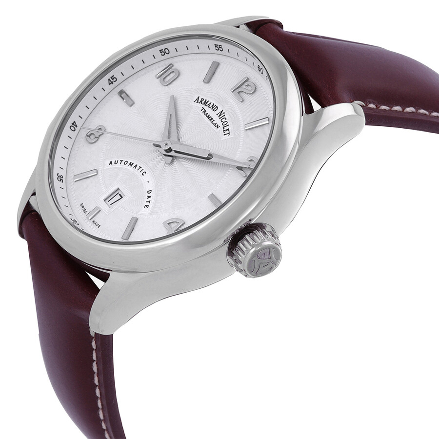 Armand Nicolet M02-4 Automatic Silver Dial Men's Watch A840AAA-AG ...