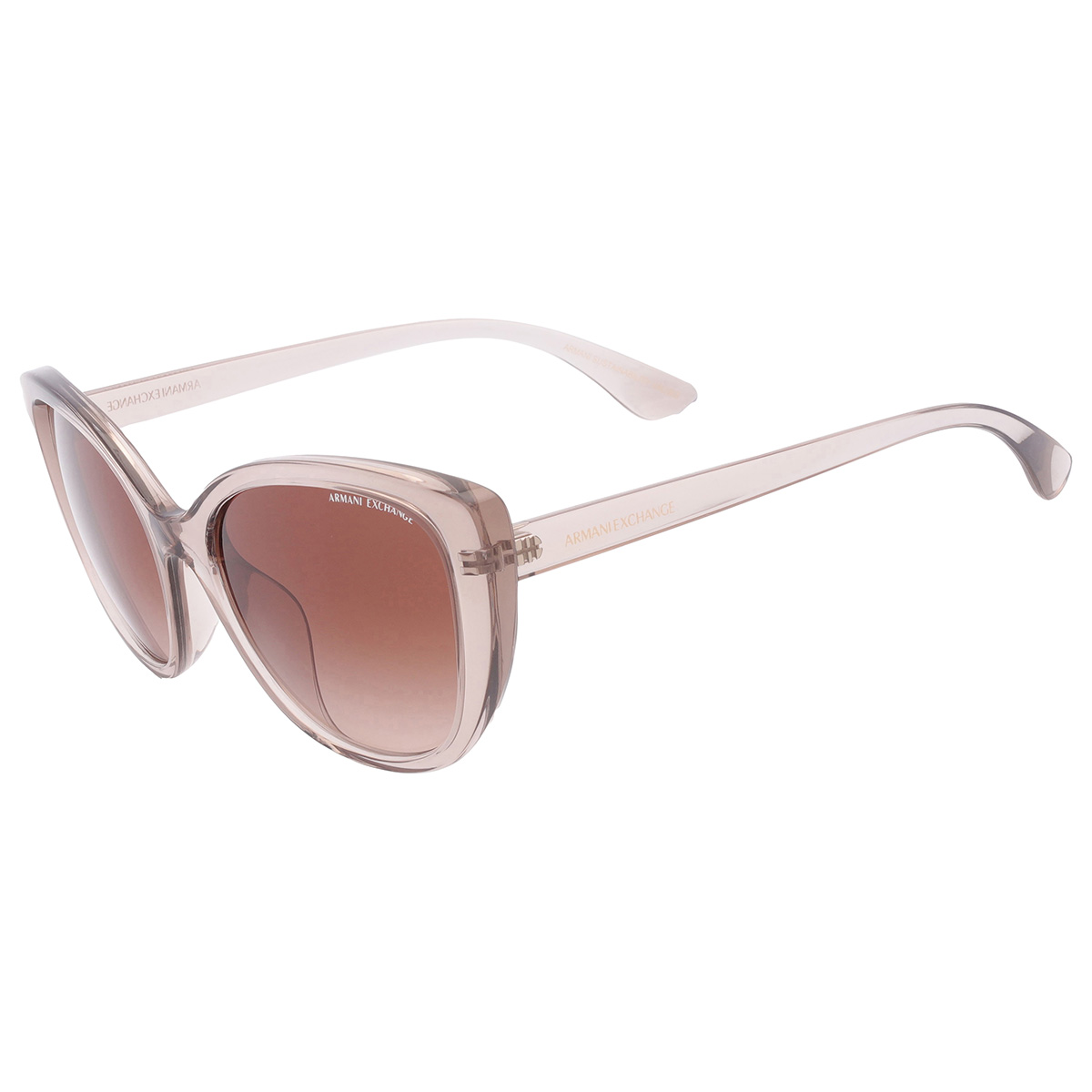 Armani Exchange Brown Gradient Cat Eye Ladies Sunglasses AX4111SU ...