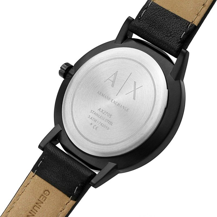 Armani Exchange Cayde Quartz Black Dial Men's Watch AX2705 723763271356 ...