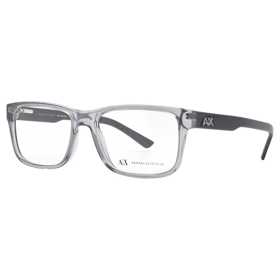 Armani Exchange Demo Rectangular Men's Eyeglasses AX3016 8239 53 ...