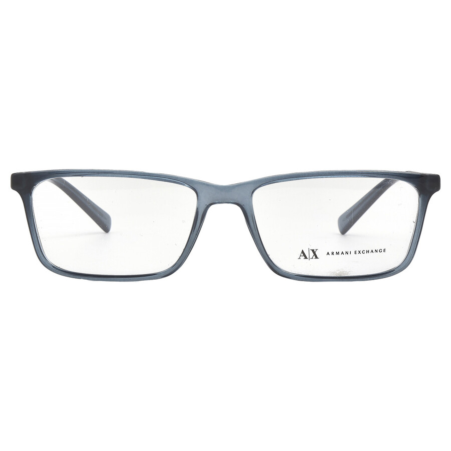 Armani Exchange Demo Rectangular Men's Eyeglasses AX3027 8238 55 ...