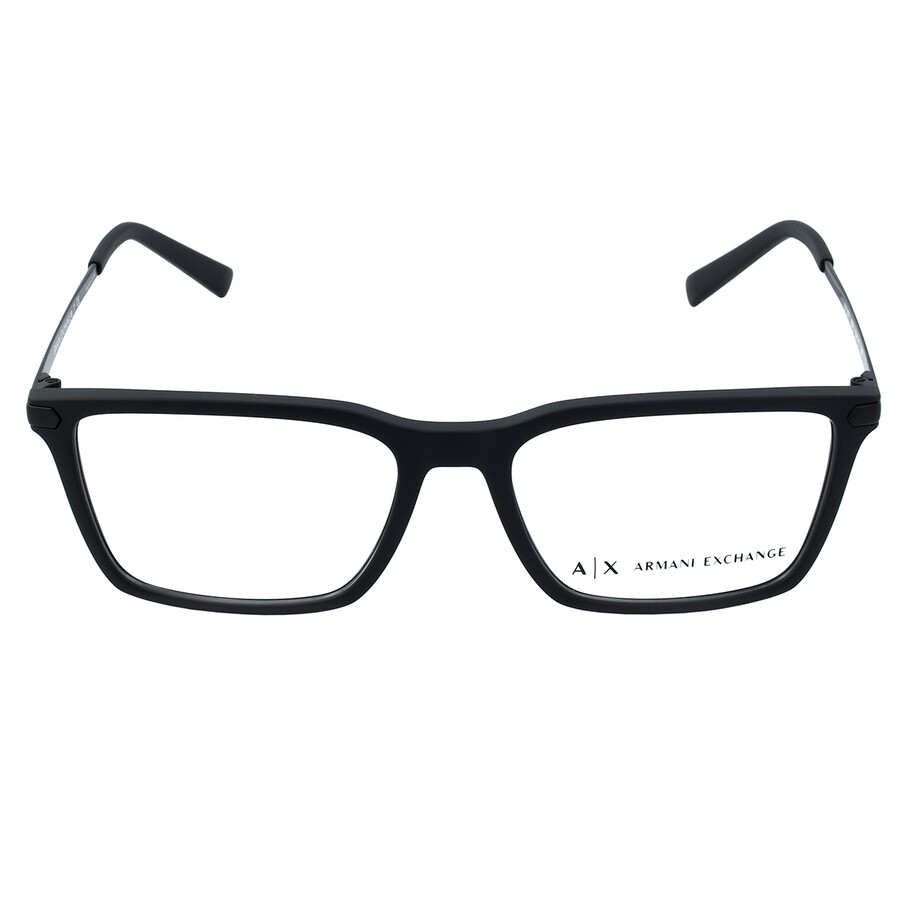 Armani Exchange Demo Rectangular Men's Eyeglasses AX3077 8078 54 ...