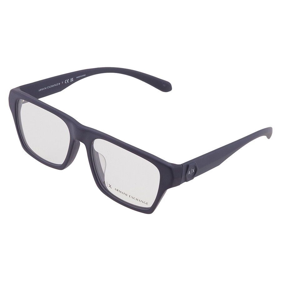 Armani Exchange Demo Rectangular Men's Eyeglasses AX3097F 8181 55 ...