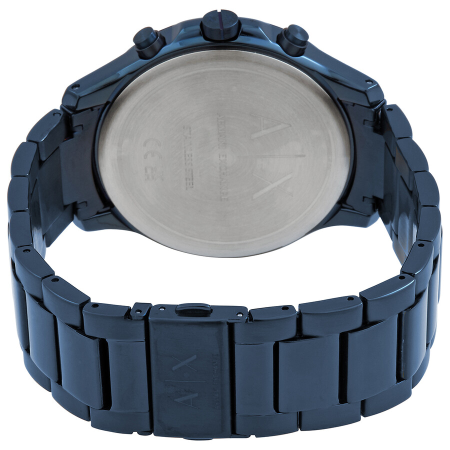 Armani Exchange Hampton Chronograph Quartz Blue Dial Men's Watch AX2430 ...