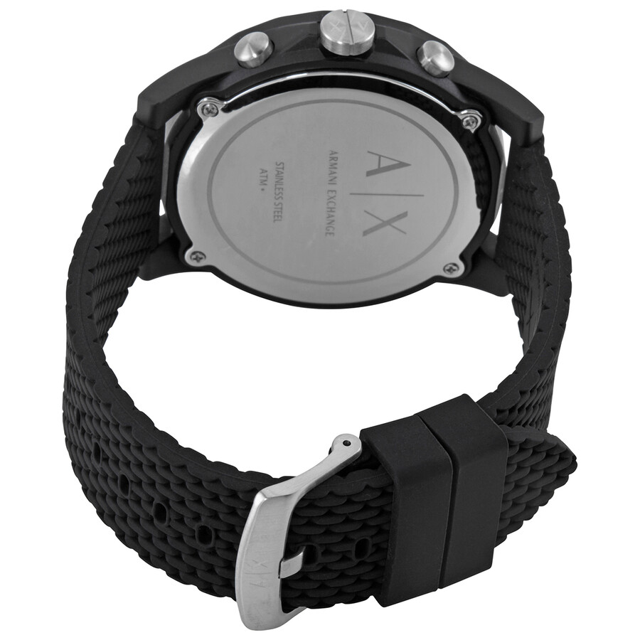 Armani Exchange Outerbanks Chronograph Quartz Black Dial Watch AX1344 ...